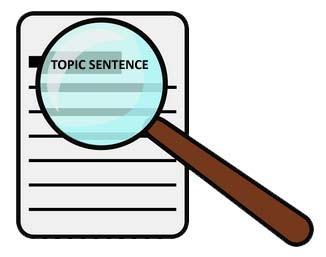 What is a topic sentence?