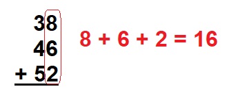 Add the ones. Regroup if necessary.