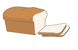 A loaf of bread costs 95 cents.