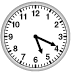 Each number on an analog clock represents a 5-minute step. The marks ...